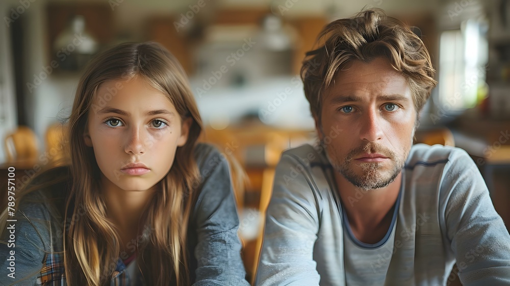 A Silent Symphony of Generational Divide. Concept Family Dynamics ...