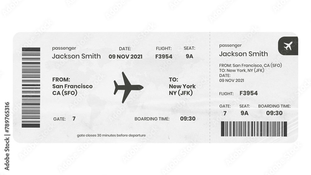 Plane ticket png sticker, transparent background Stock Illustration ...