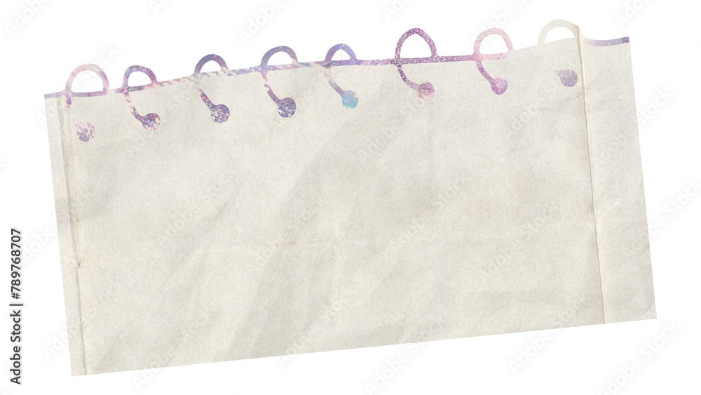 PNG White note paper, craft element, transparent background Stock ...