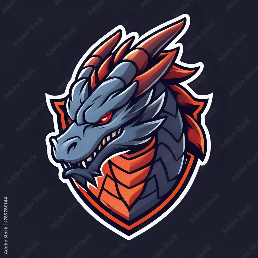 logo iconic dragon, circel logo dragon, chinese dragon tattoo, dragon ...