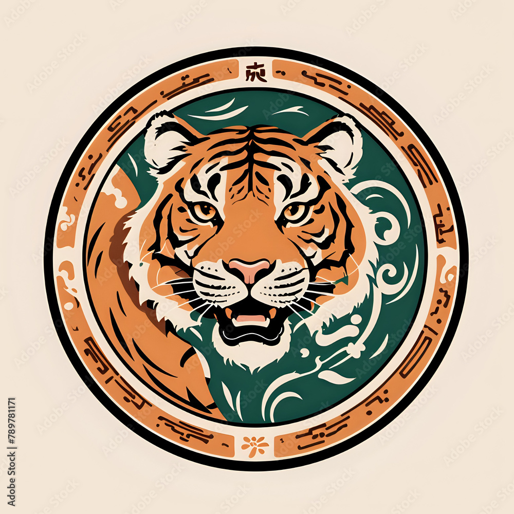 tiger head vector, tiger head vector illustration, tiger head, icon ...