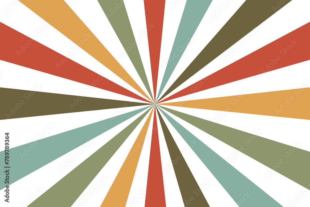 Retro sun ray png transparent background, paper textured design Stock ...