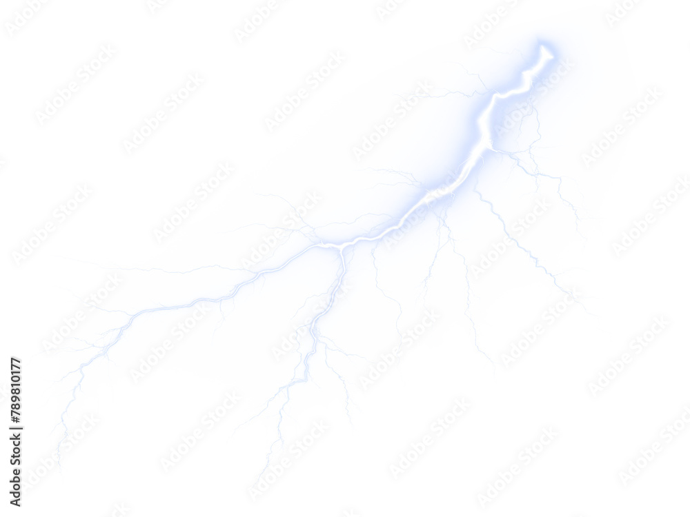 PNG Lightning thunder overlay effect, transparent background Stock ...