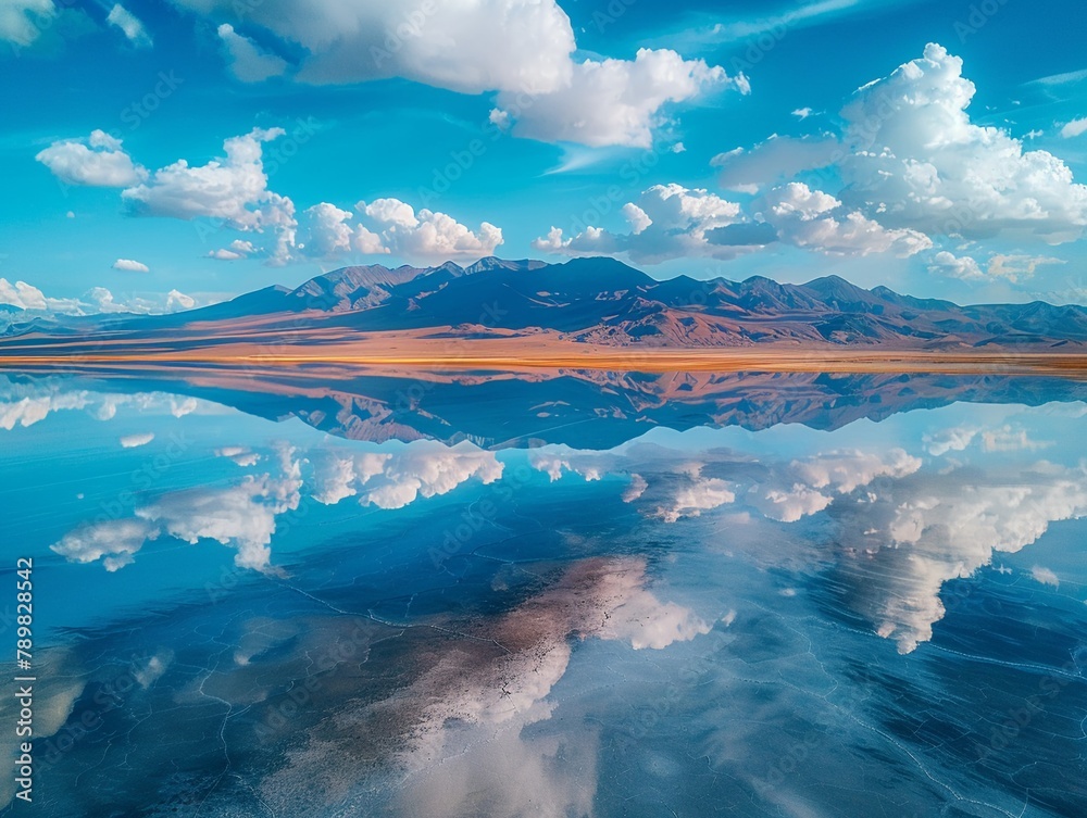 Aerial stock image of the Salar de Uyuni, Bolivia, the worlds largest ...