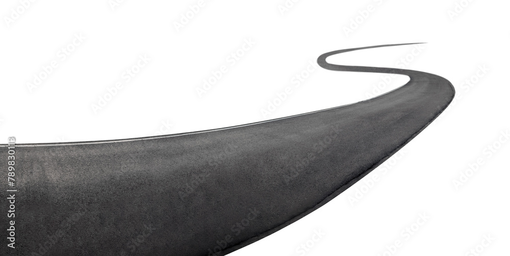 Curvy road png sticker, transparent background Stock Illustration ...