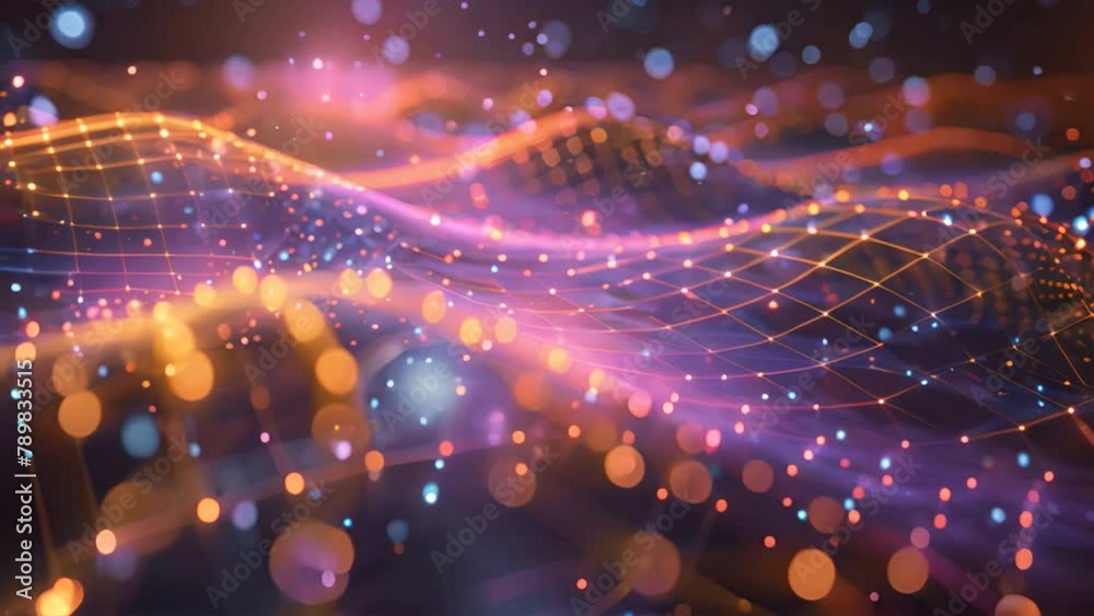 abstract background with lights, Explore the benefits and challenges of ...