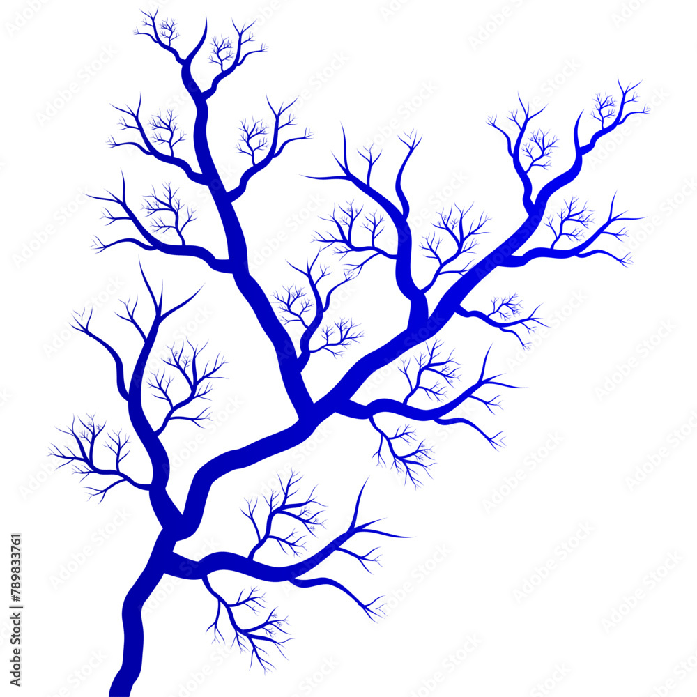 Human blue vein illustration Stock Vector | Adobe Stock
