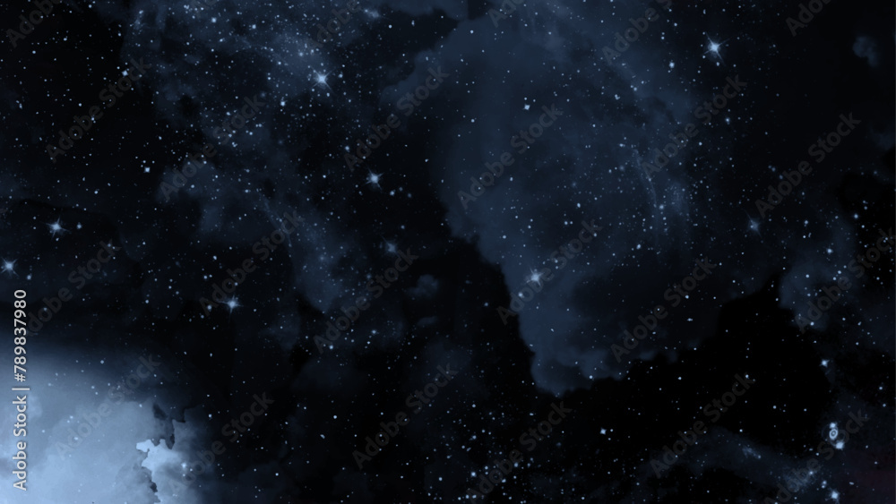 Stars And Galaxy outer space sky night universe background. Stars in ...