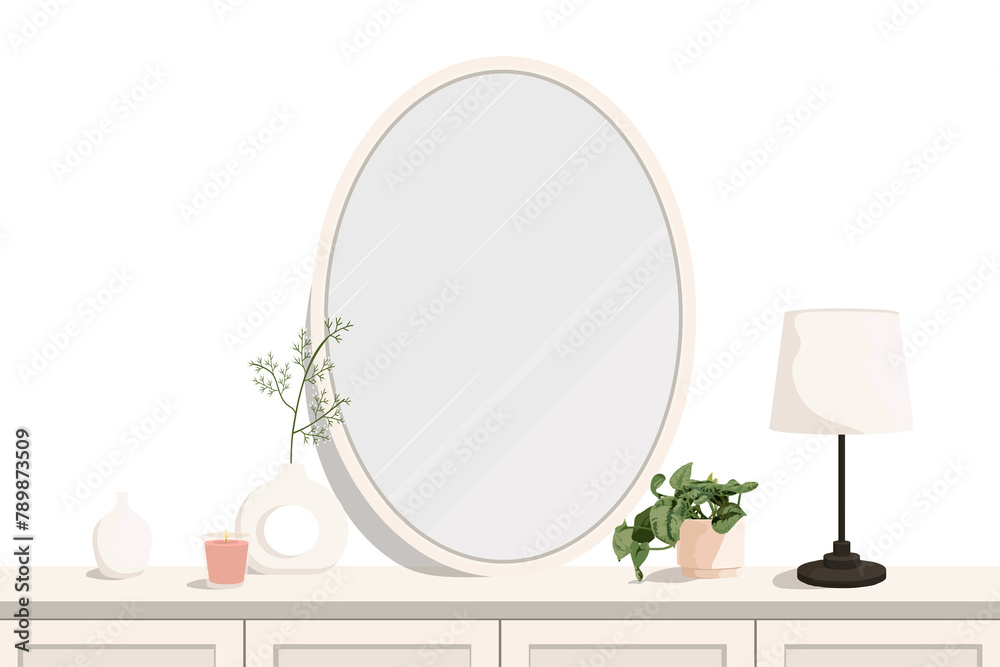 Room decor png border, transparent background Stock Illustration ...