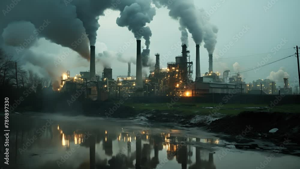 Devastating Effects Of Industrial Pollution On A River Ecosystem