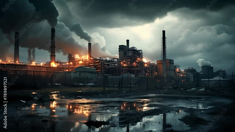 Devastating effects of industrial pollution on a river ecosystem ...