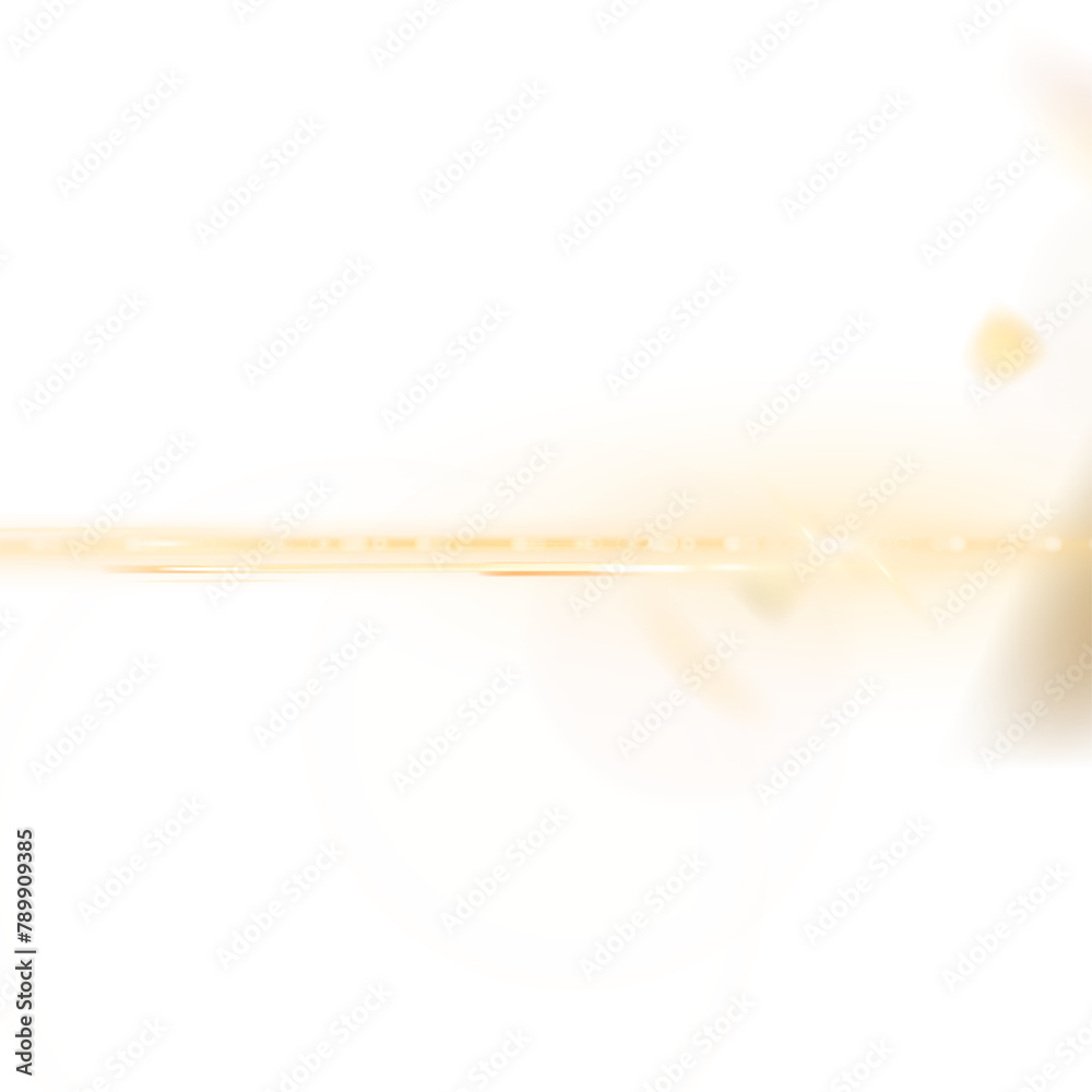 Png gold anamorphic lens flare border transparent Stock Illustration ...