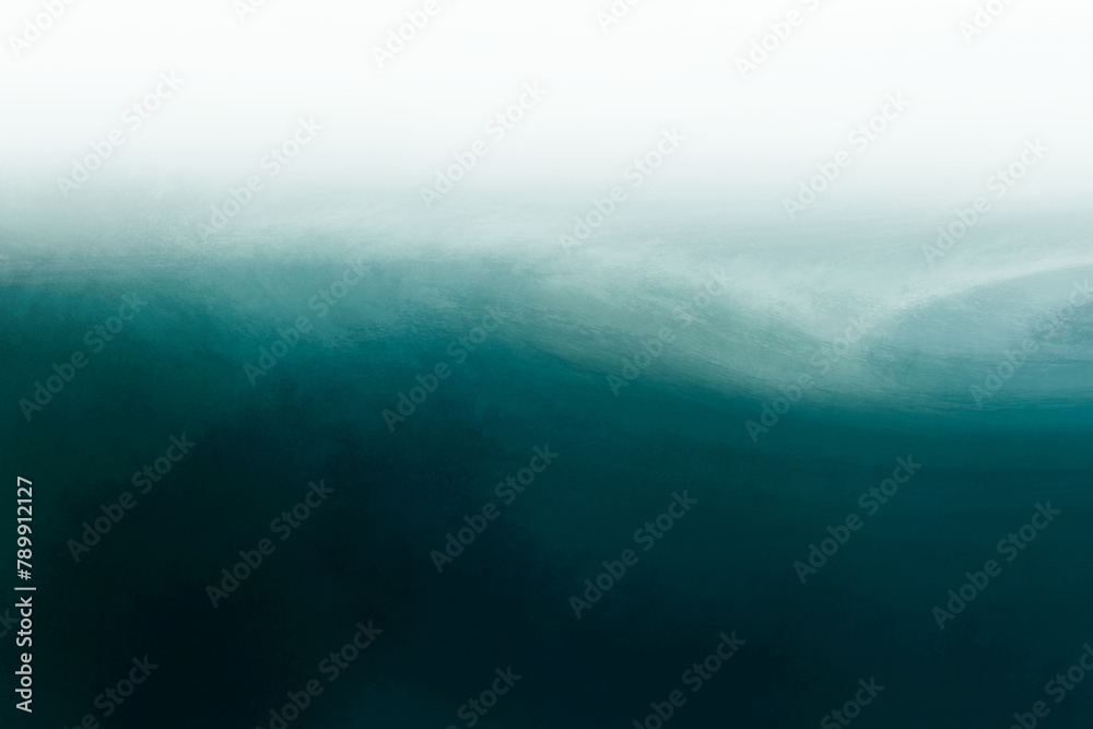 Ocean png watercolor border transparent background Stock Illustration ...