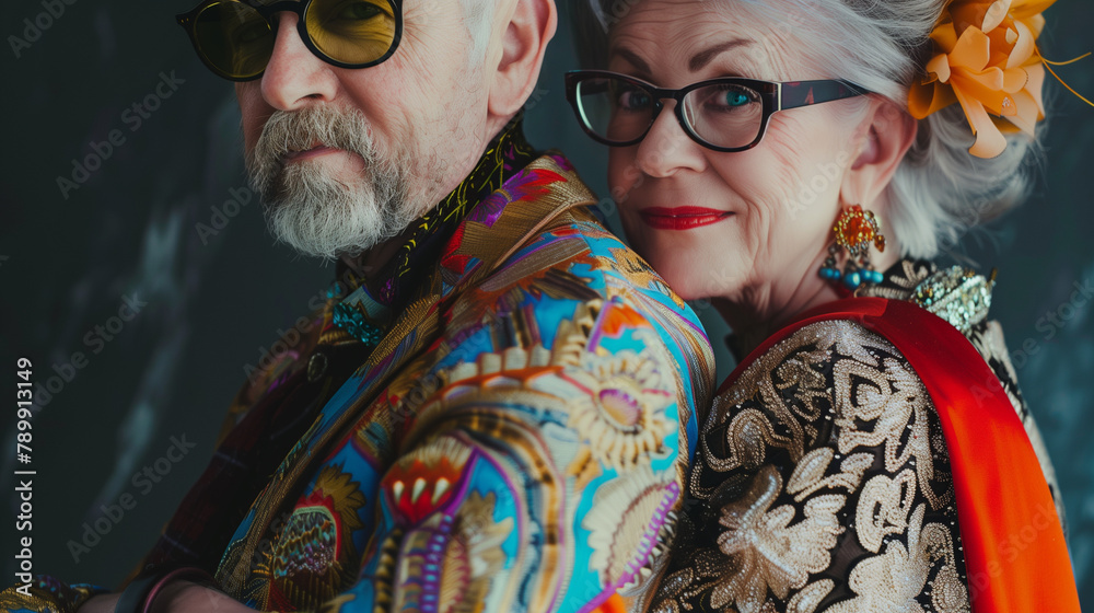 copy space, stockphoto, high resolution, senior Caucasian couple in ...