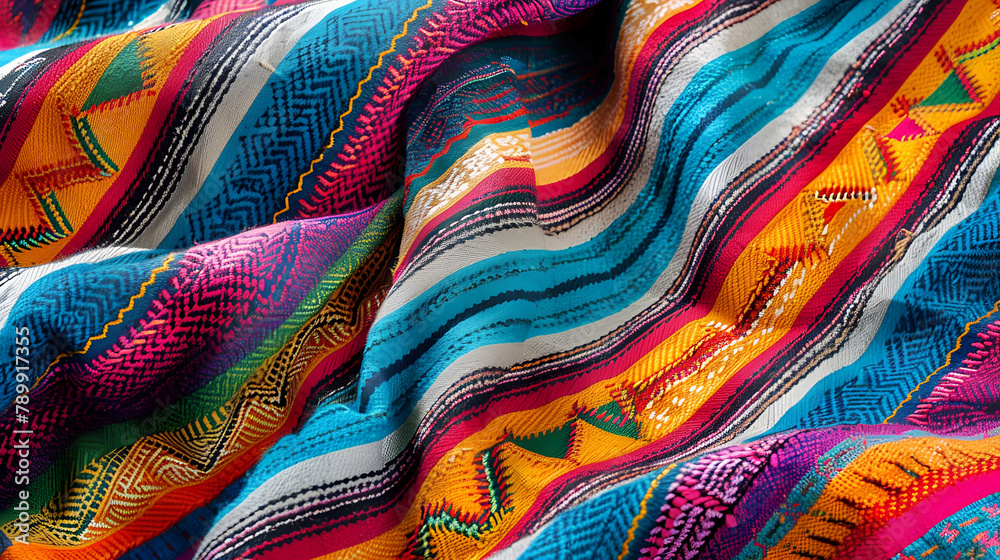 Abstract ethnic geometric animation design for background or wallpaper ...