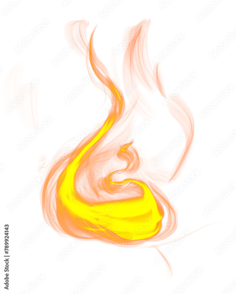 Yellow smoke png design element Stock Illustration | Adobe Stock