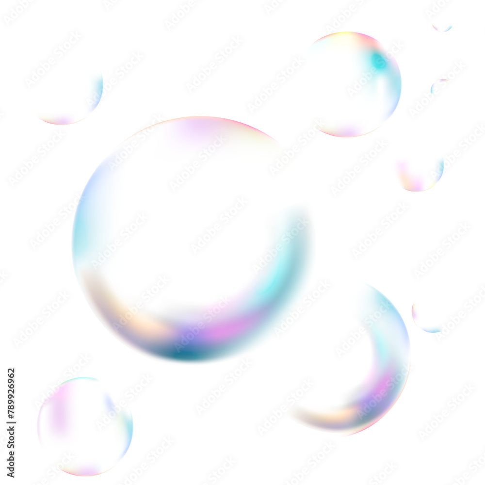 Png clear bubble design element Stock Illustration | Adobe Stock