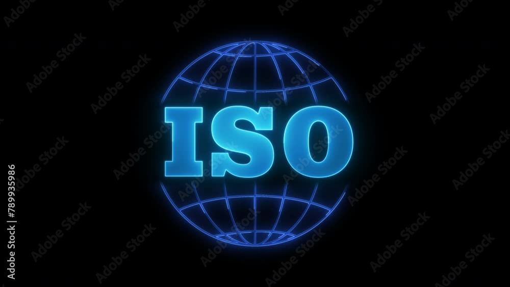 ISO icon. International Organization for Standardization sign and ...