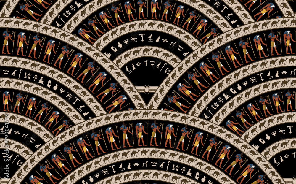 Ancient Egypt Background Egyptian Hieroglyph And Symbolancient Culture