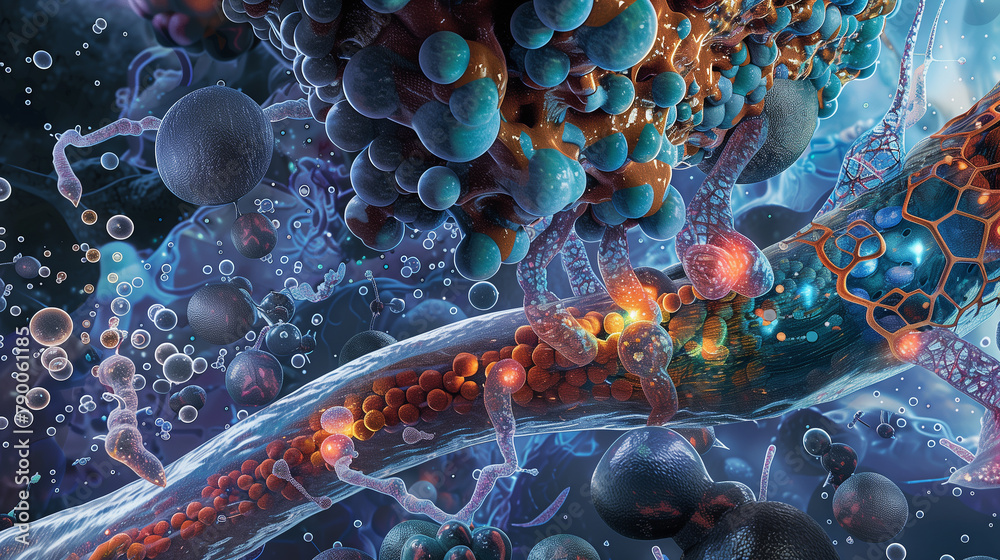 Glucose Metabolism in Muscle Cells: Depict the metabolism of glucose ...