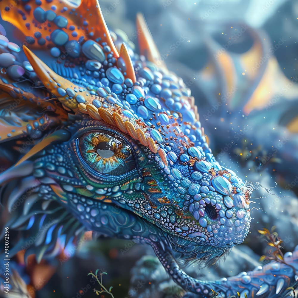 Capture a panoramic view of futuristic technologies blending with ...