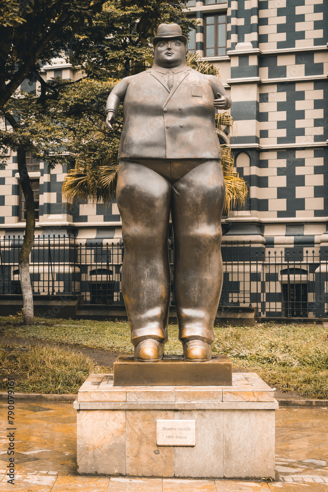 Medellin, Antioquia, Colombia : July 27 2023 : Botero Plaza. Sculpture ...