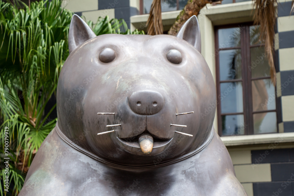 Medellin, Antioquia, Colombia : July 27 2023 : Botero Plaza. Sculpture ...