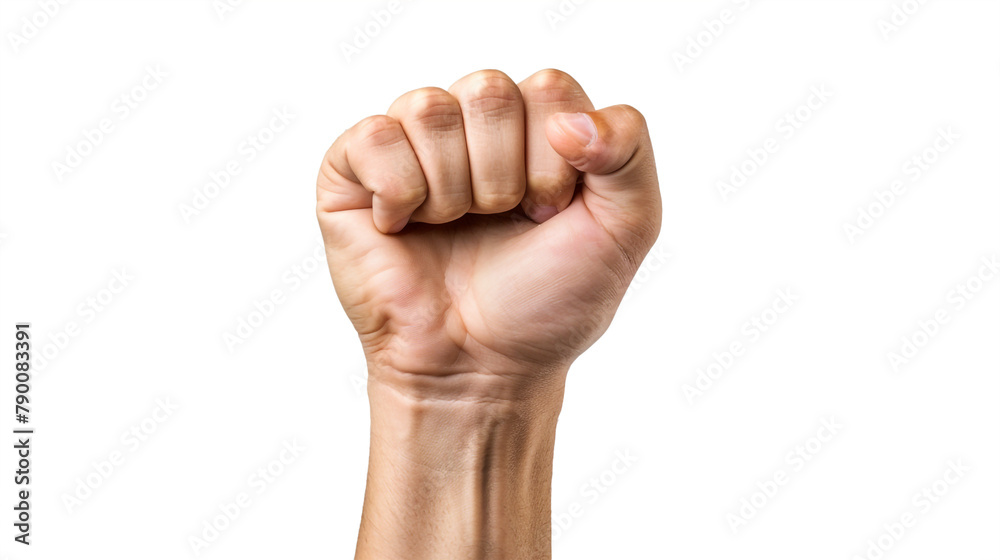 Fist up isolated on a transparent background, PNG Fist up, Fist up with ...