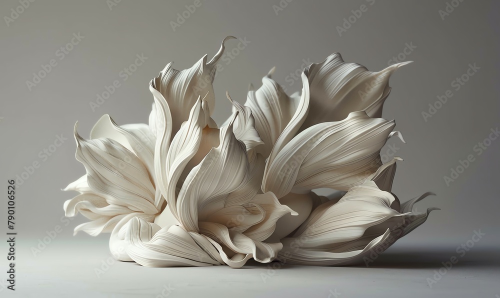 Sculpt unconventional botanical wonders from clay, each petal and leaf ...