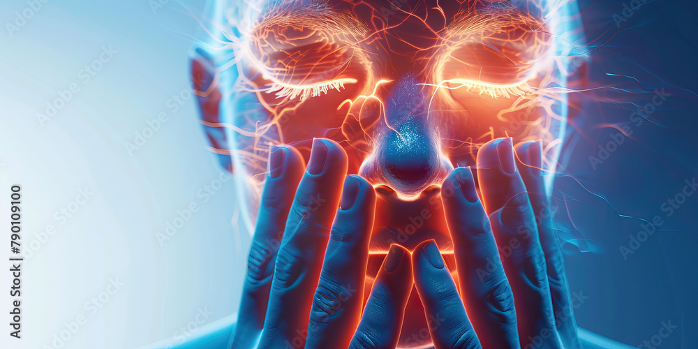 Sinusitis Strain: The Facial Pressure and Congestion - Visualize a ...