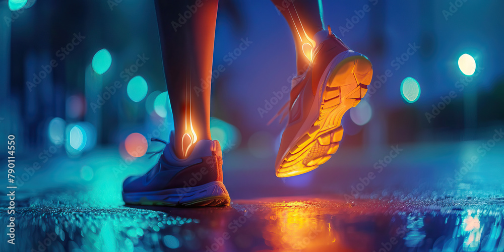 Shin Splint Strain: The Leg Pain and Swelling - Visualize a person ...