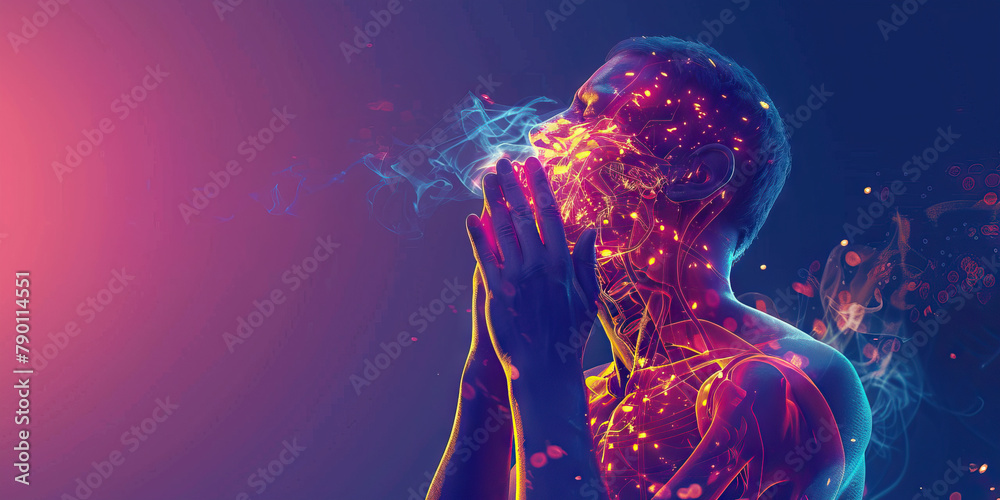 Bronchitis Battle: The Coughing Fits and Chest Congestion - Imagine a ...