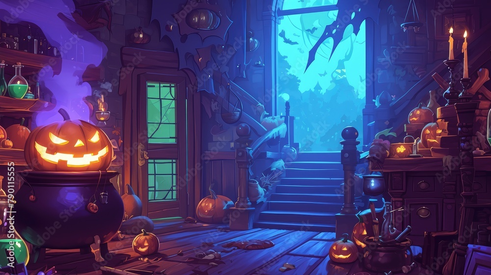Celebrate Halloween vibes with a spook tacular room setting complete ...