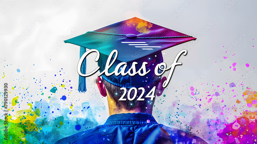 class 2024 Learning Concept Stock Illustration | Adobe Stock