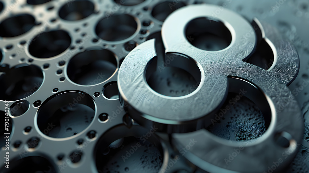 Dominant Pb - The Lead Element Symbol in 3D Design with Gradient ...