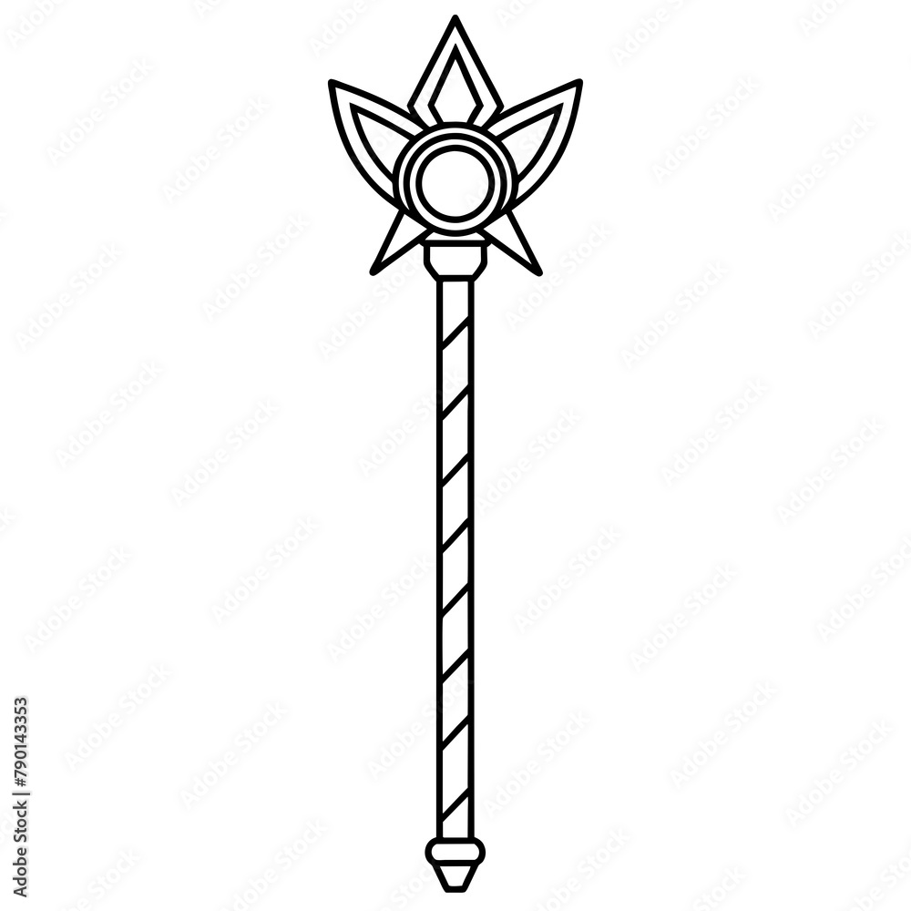 pharaoh-s-golden-scepter - Vector - Vector art - Vector illustration ...
