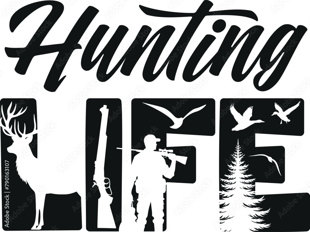 Hunting Life Svg Png, Fathers Day svg, Deer Hunting Svg, Hunting Gifts ...