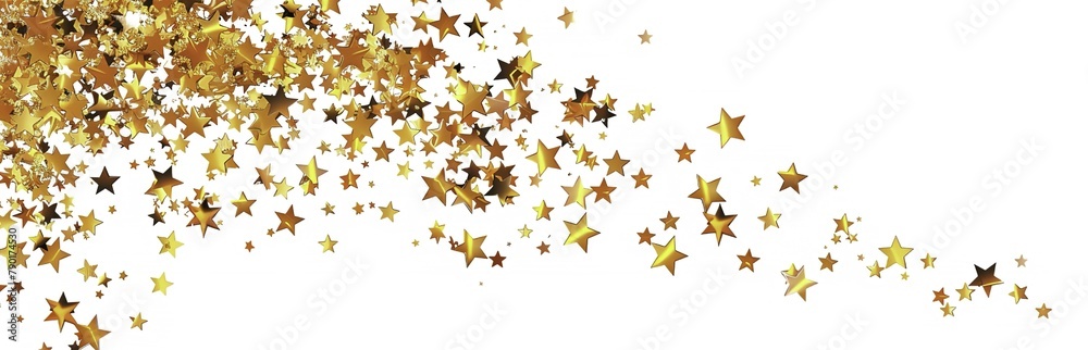 Elegant Gold Star Pattern on White Background for Celebratory Designs ...