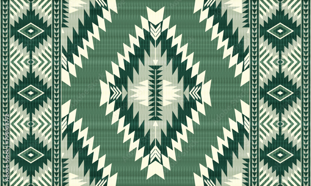 American tribal ethnic native pattern.Traditional Navajo,Aztec,Apache ...