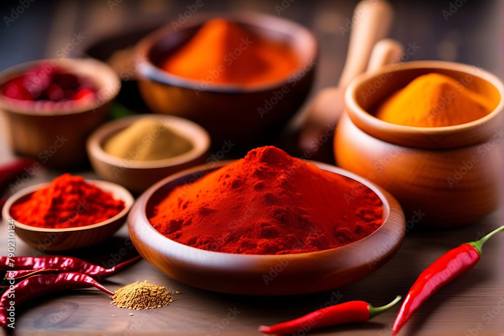 Indian Garam Masala, Red Chili Powder, Indian spices, turmeric ...