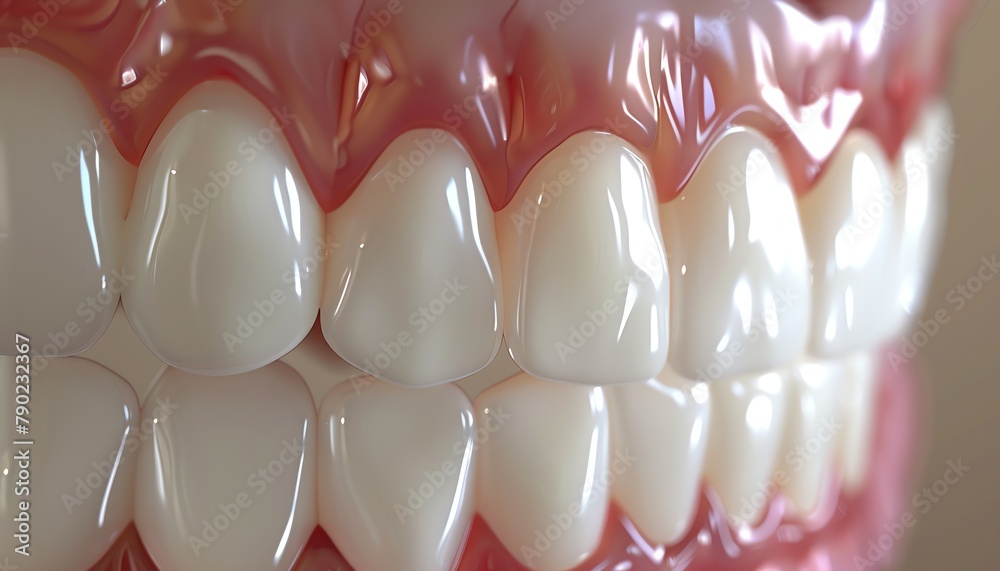 Produce a photorealistic digital rendering of a close-up shot of white ...