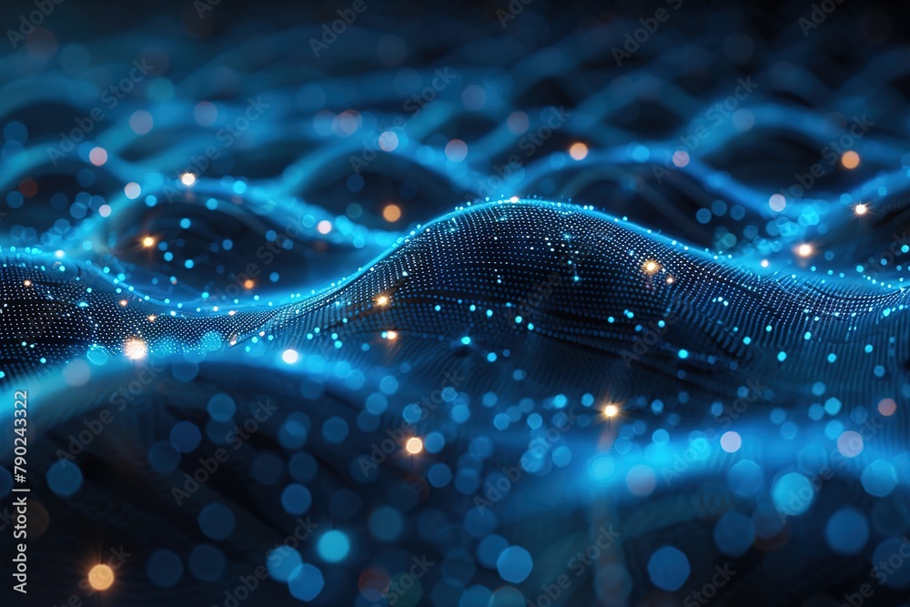 Modern tech background with abstract blue science technology background ...