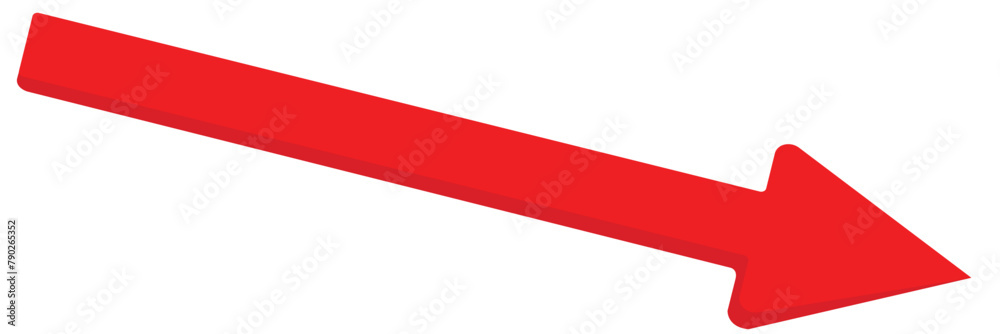 Red right arrow icon. Icon red arrow direction on a white background ...