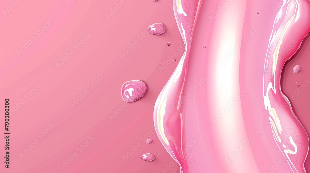 Cosmetic gel texture with collagen, niacinamide, or salicylic acid for ...