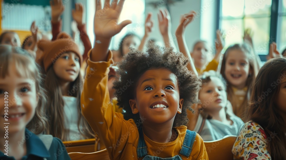 Ask a group of students in a classroom a question, and they raise their ...