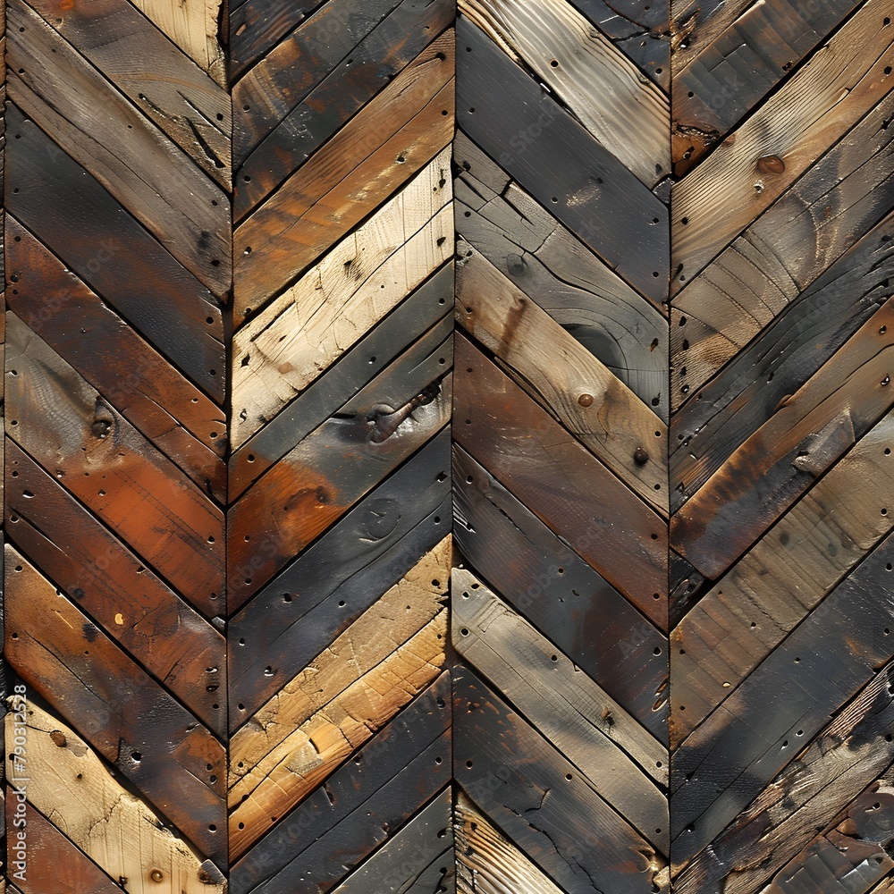 Floor wood parquet. Flooring wooden seamless pattern. Design laminate ...