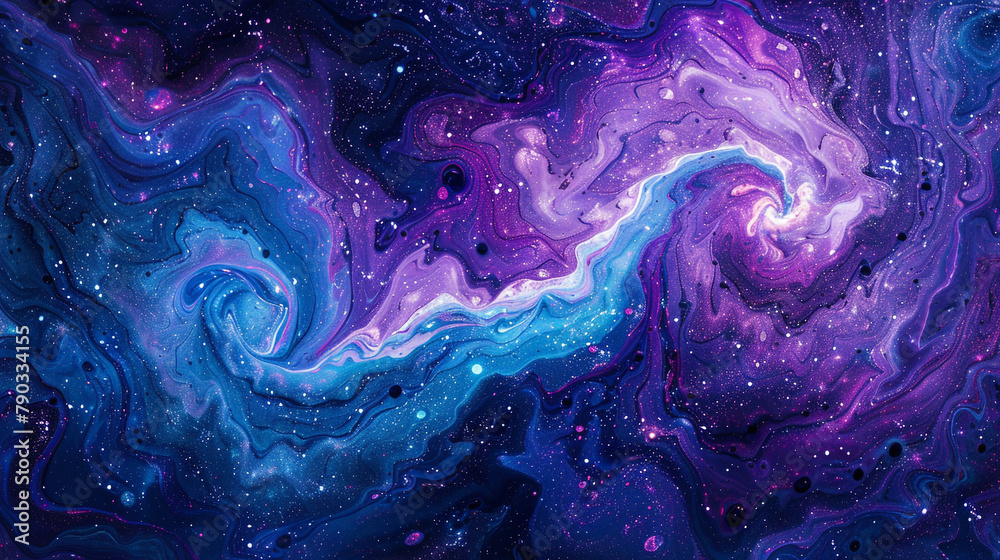 A celestial starry night texture galaxy abstract art from a mesmerizing ...