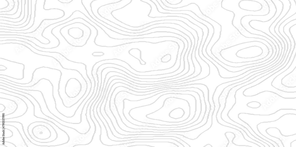 Abstract stripes map and landscape terrain texture grid, White wave ...