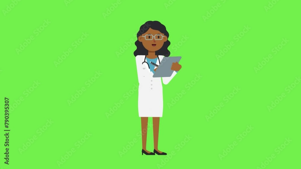 cartoon characters on green screen. Animated characters isolated ...