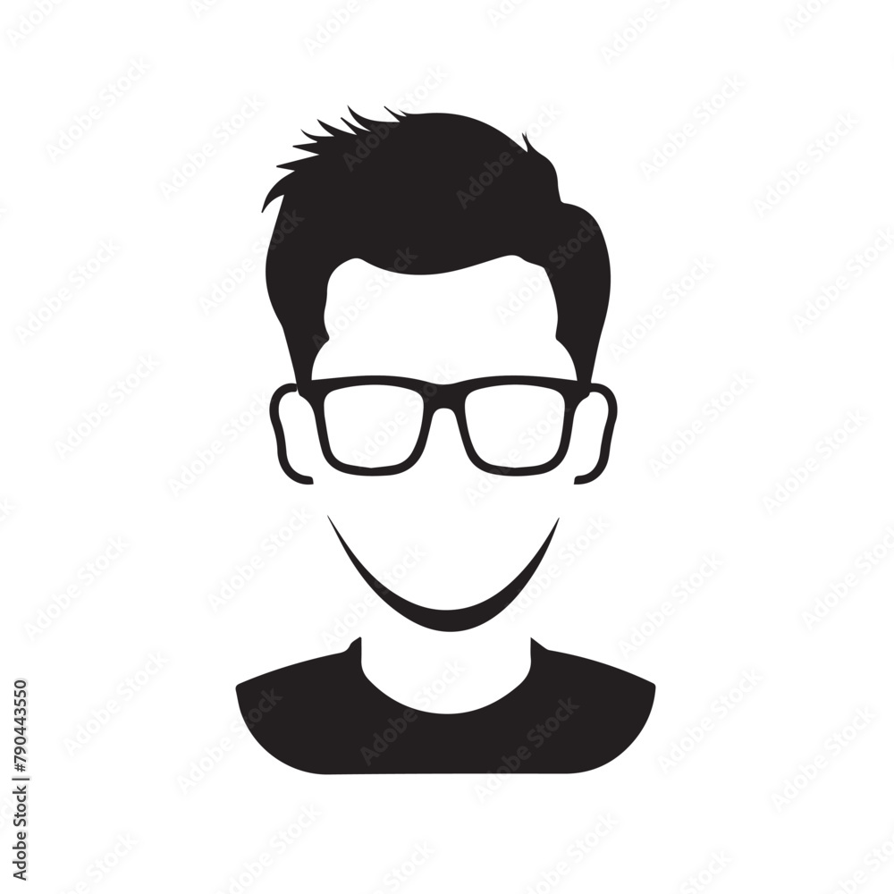 Avatar account in cartoon, doodle style . Image for t-shirt, web ...